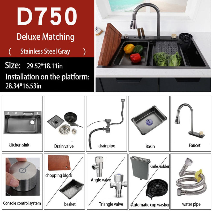 Bliote™ Premium Waterfall Sink – BLIOTE